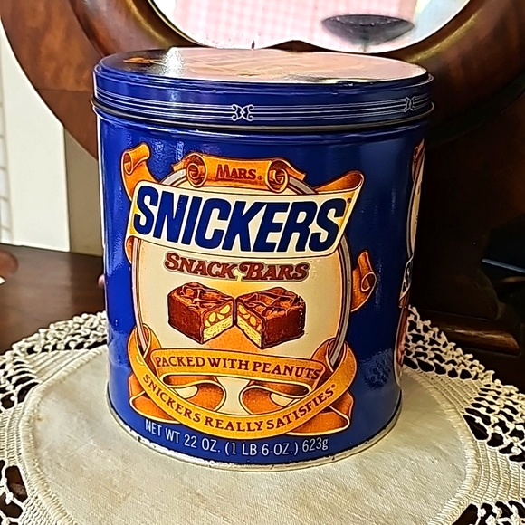 Mars | Kitchen | Mars Snickers Tin | Poshmark